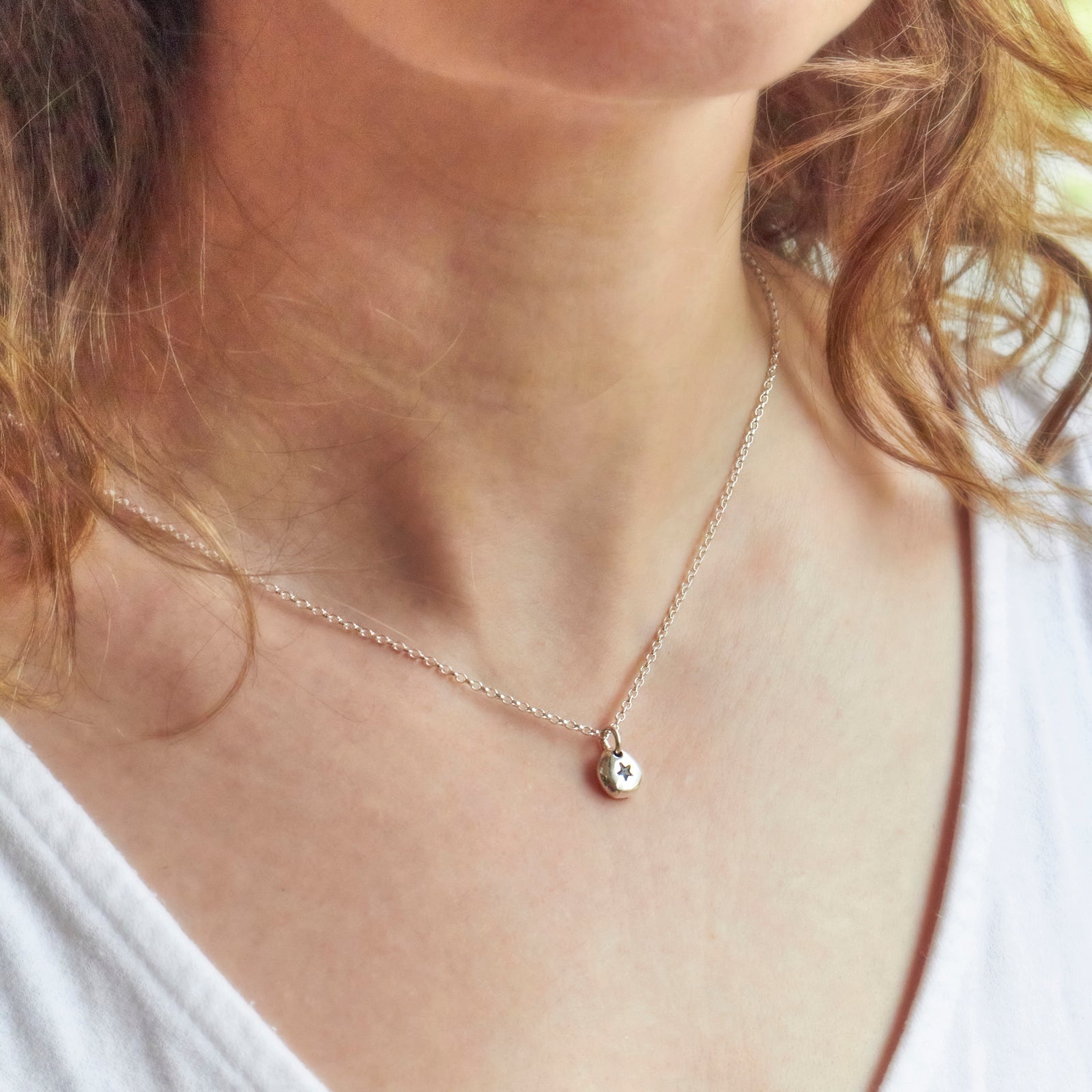 Handmade Silver Pebble Necklace | The Jewellery Makers – Emma White ...